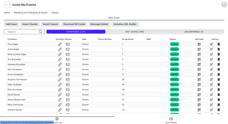 Digital Invitation: Elegant Wedding E-Card Showcase